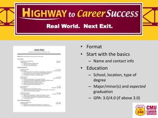 Career services powerpoint | PPTX