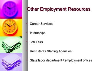 Career Services Presentation | PPT
