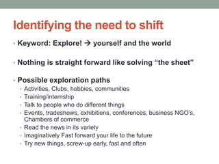 Career shift for Engineering Students - Why, How, What, When? | PDF