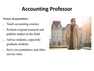 Careers in accounting | PPTX