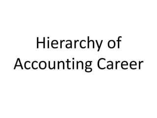 Careers in accounting | PPTX