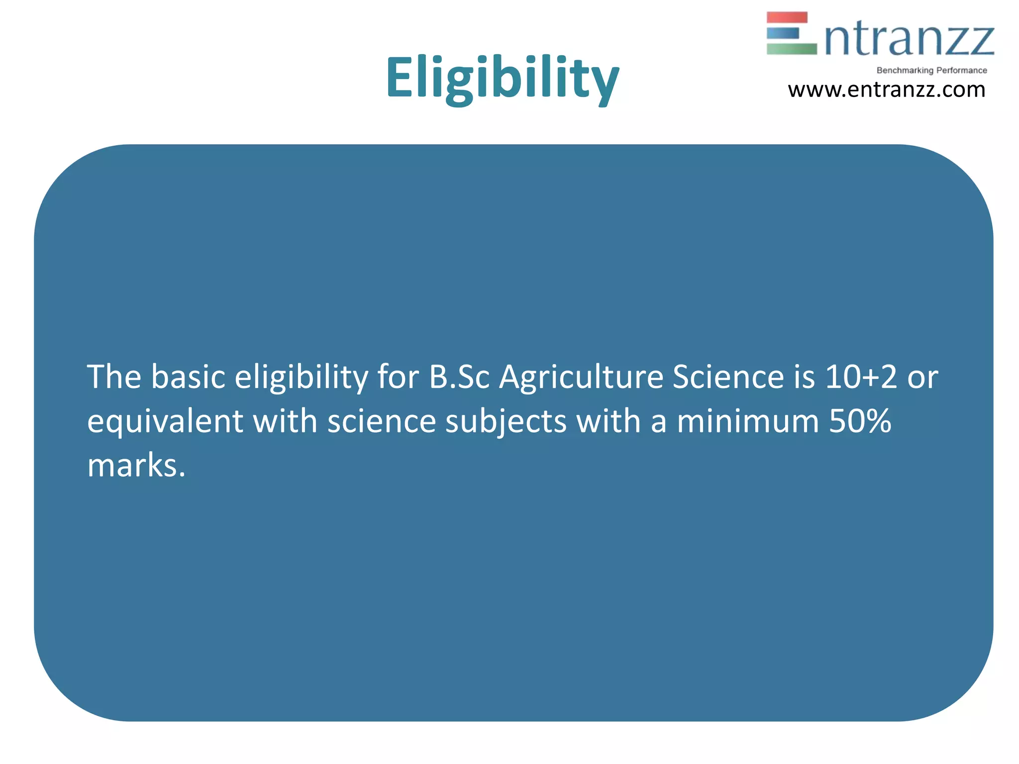 Careers in agricultural science | PPTX