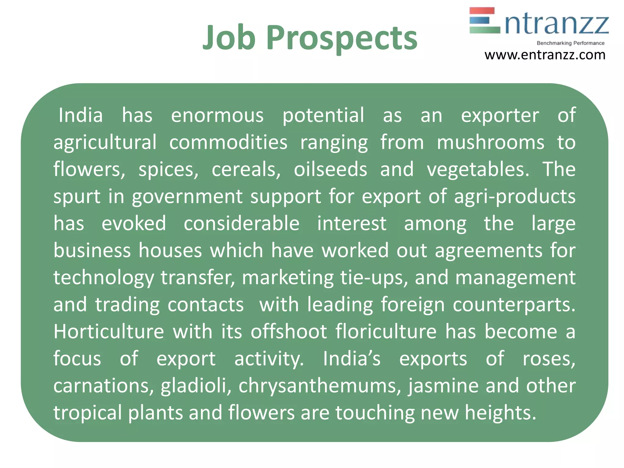 Careers in agricultural science | PPTX