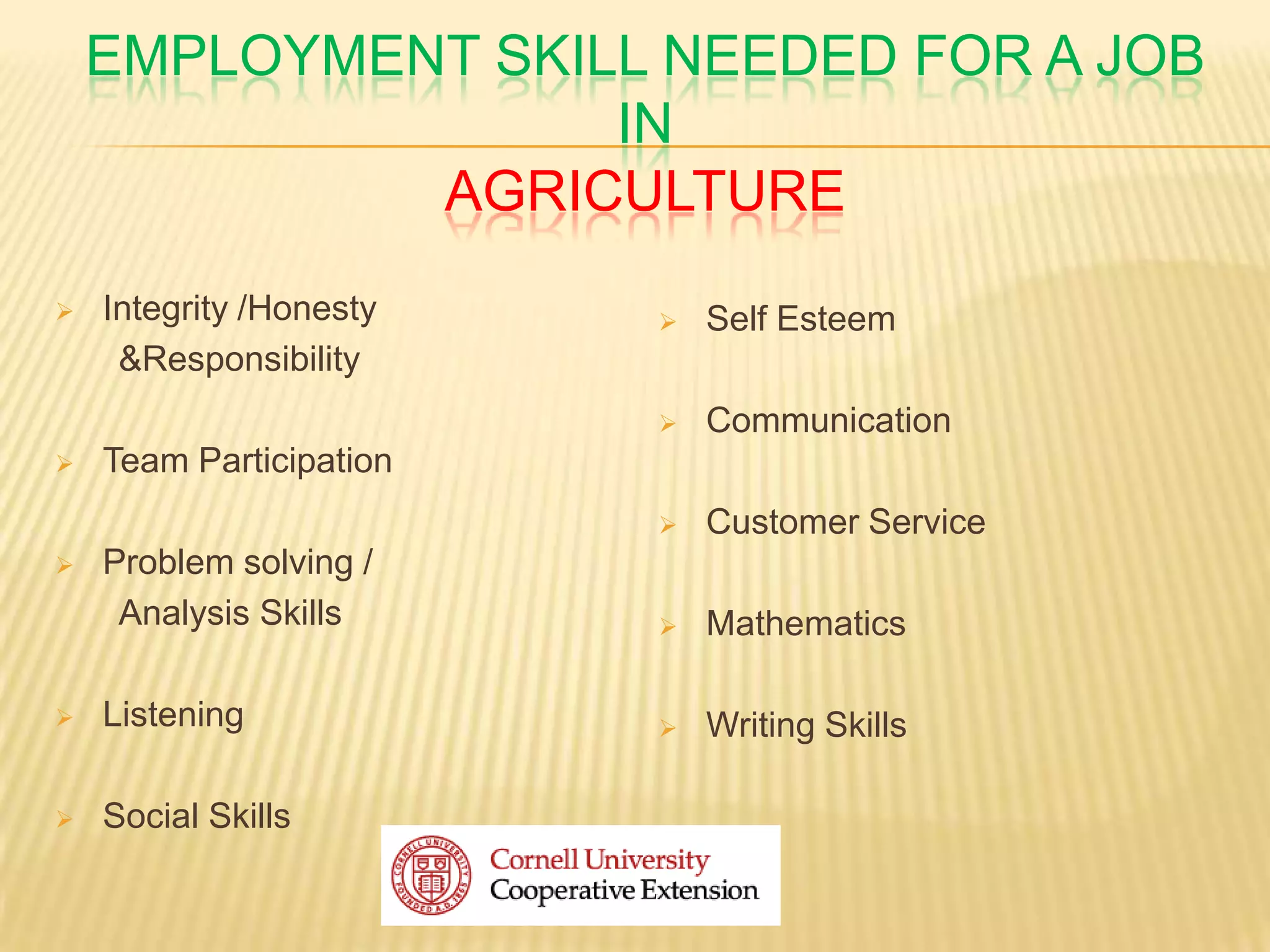 Careers in Ag | PPTX