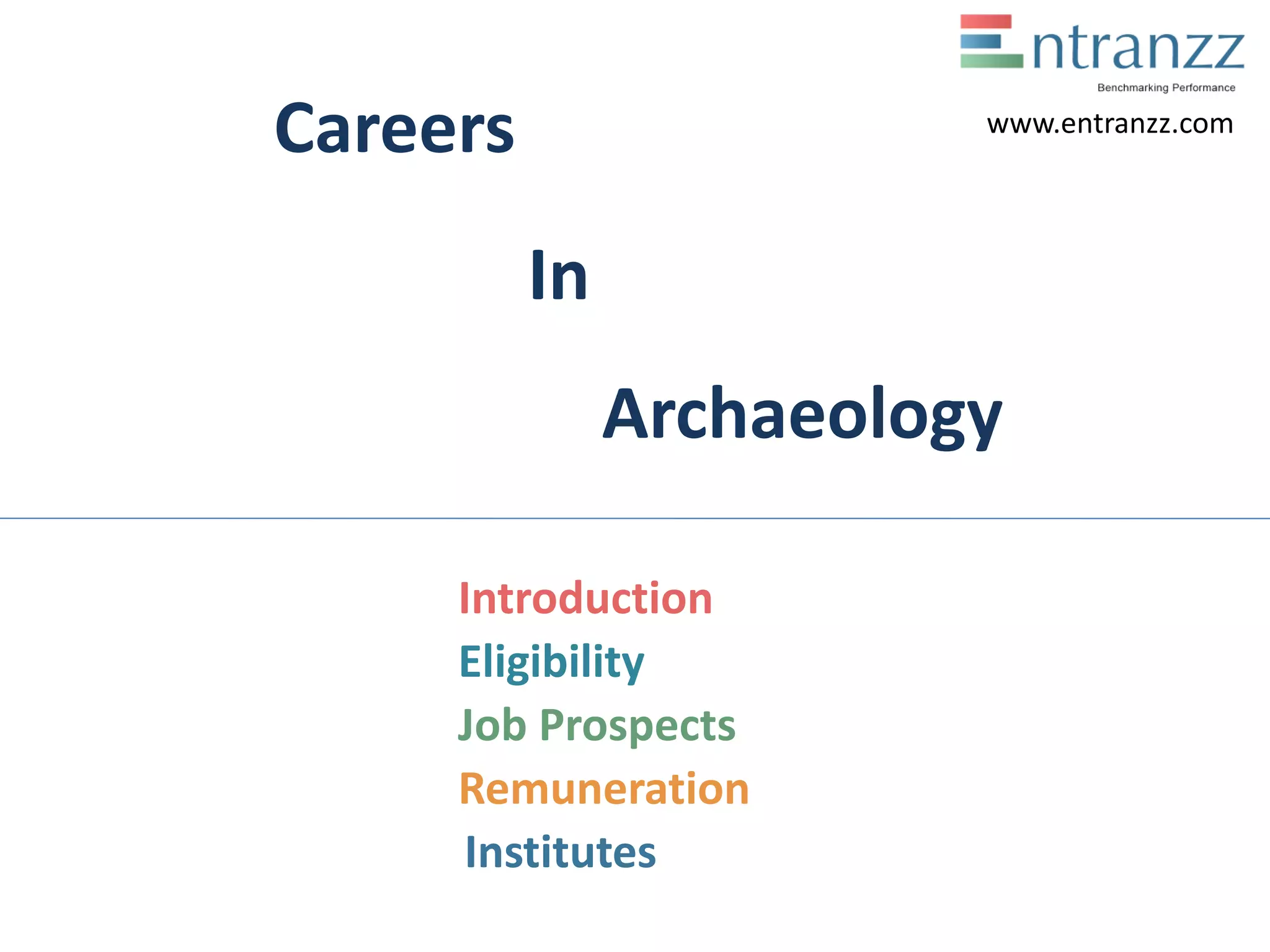 Careers in archaeology | PDF
