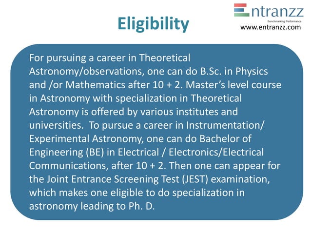 Careers in astronomy | PPT