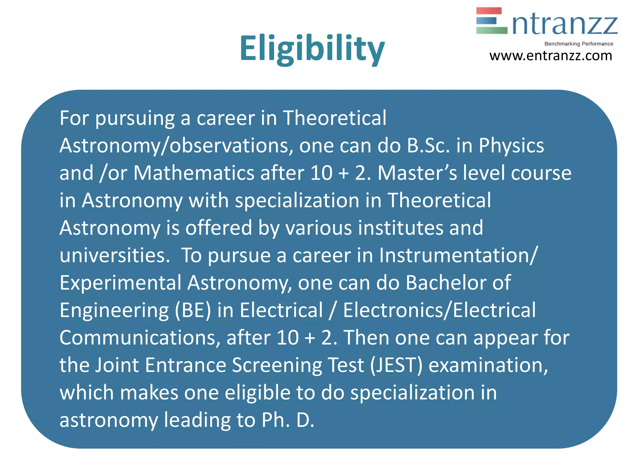 Careers in astronomy | PDF