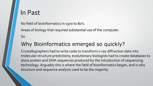 Careers in bioinformatics, Scope, Skills and Jobs | PPTX