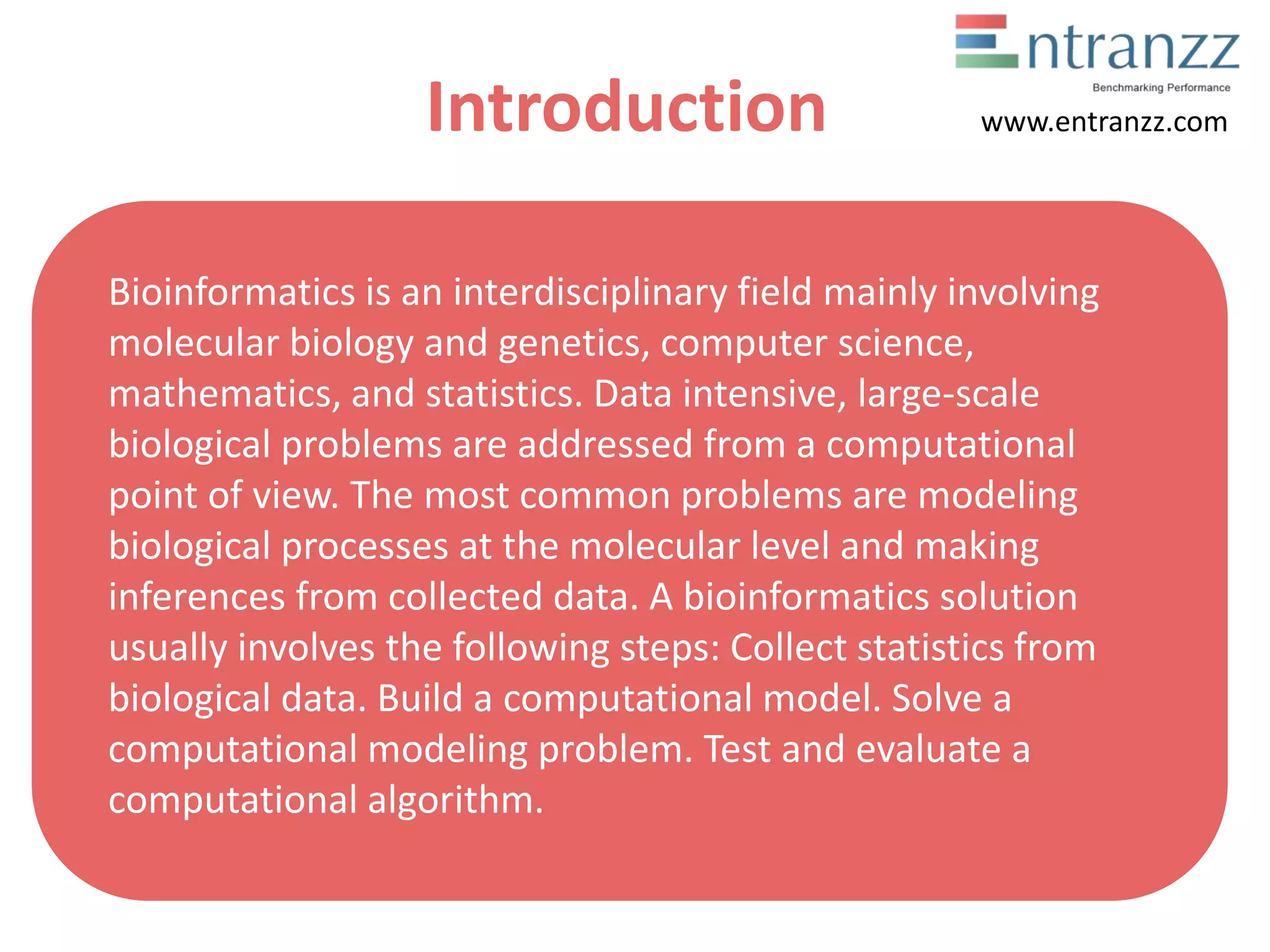Careers in bioinformatics | PPTX