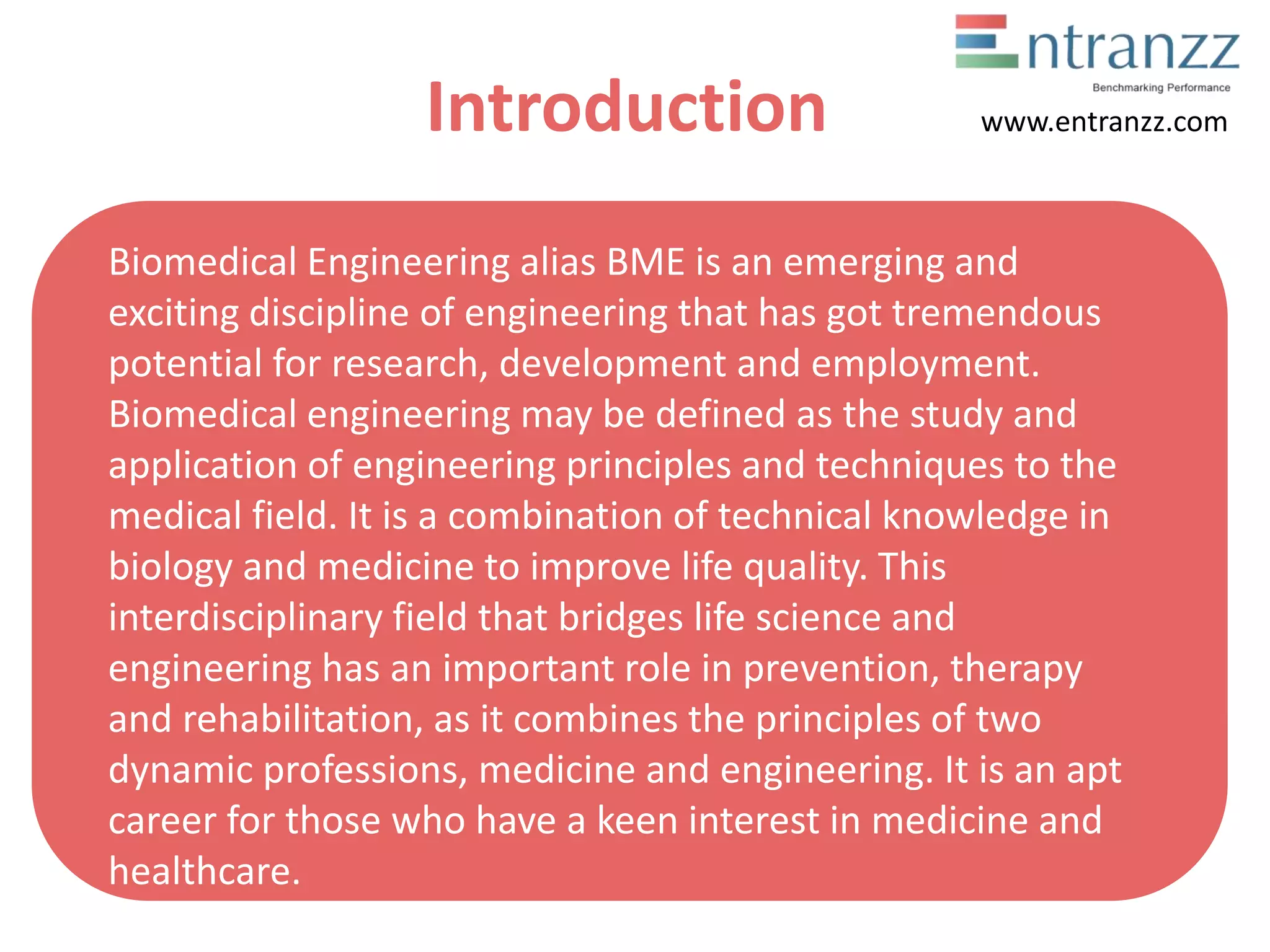 Careers in biomedical engineering | PPTX