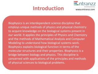 Careers in biophysics | PPT