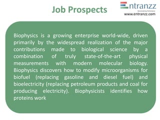 Careers in biophysics | PPTX