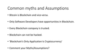 Careers In Blockchain | PPTX