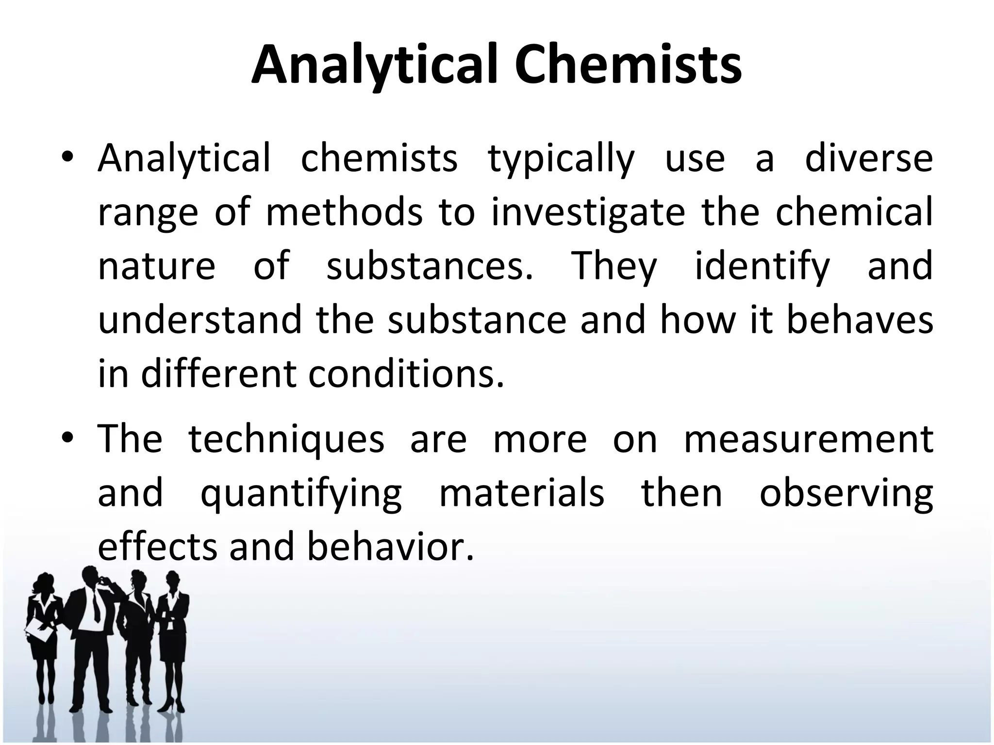 Careers in chemistry | PPT