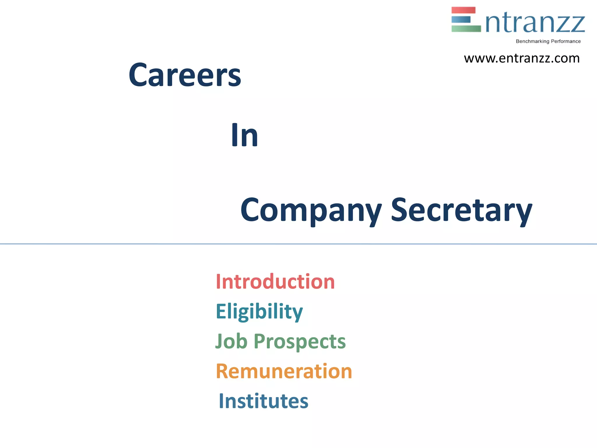 Careers in company secretary | PDF