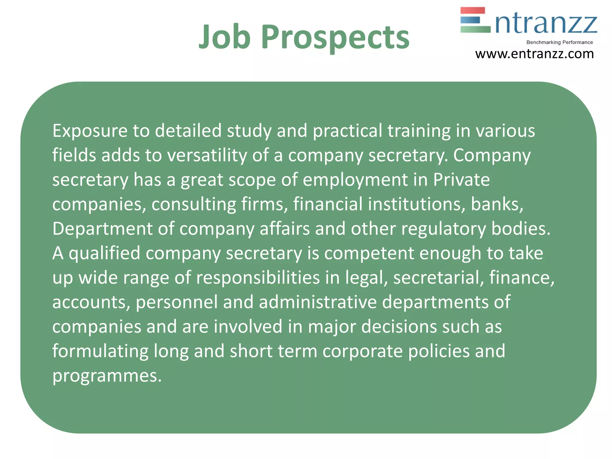 Careers in company secretary | PDF