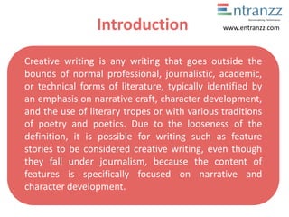 Careers in creative writing | PPT