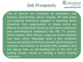 Careers in dance | PPT