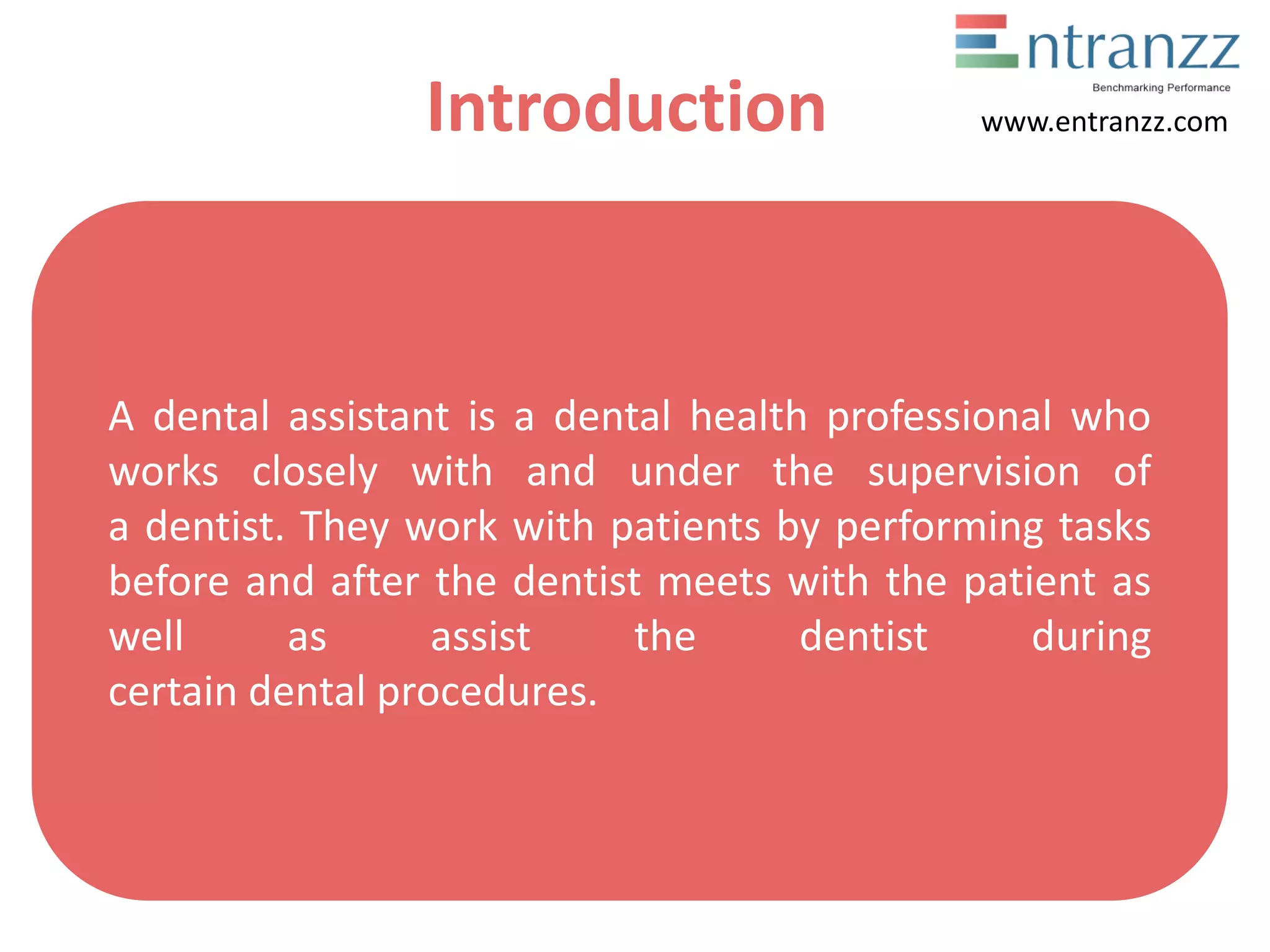 Careers in dental assistant | PDF