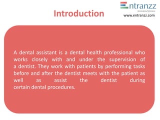 Careers in dental assistant | PDF