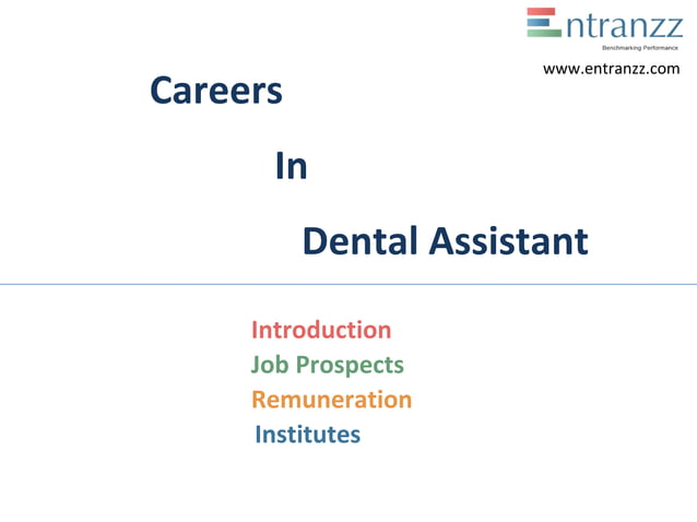 Careers in dental assistant | PPT