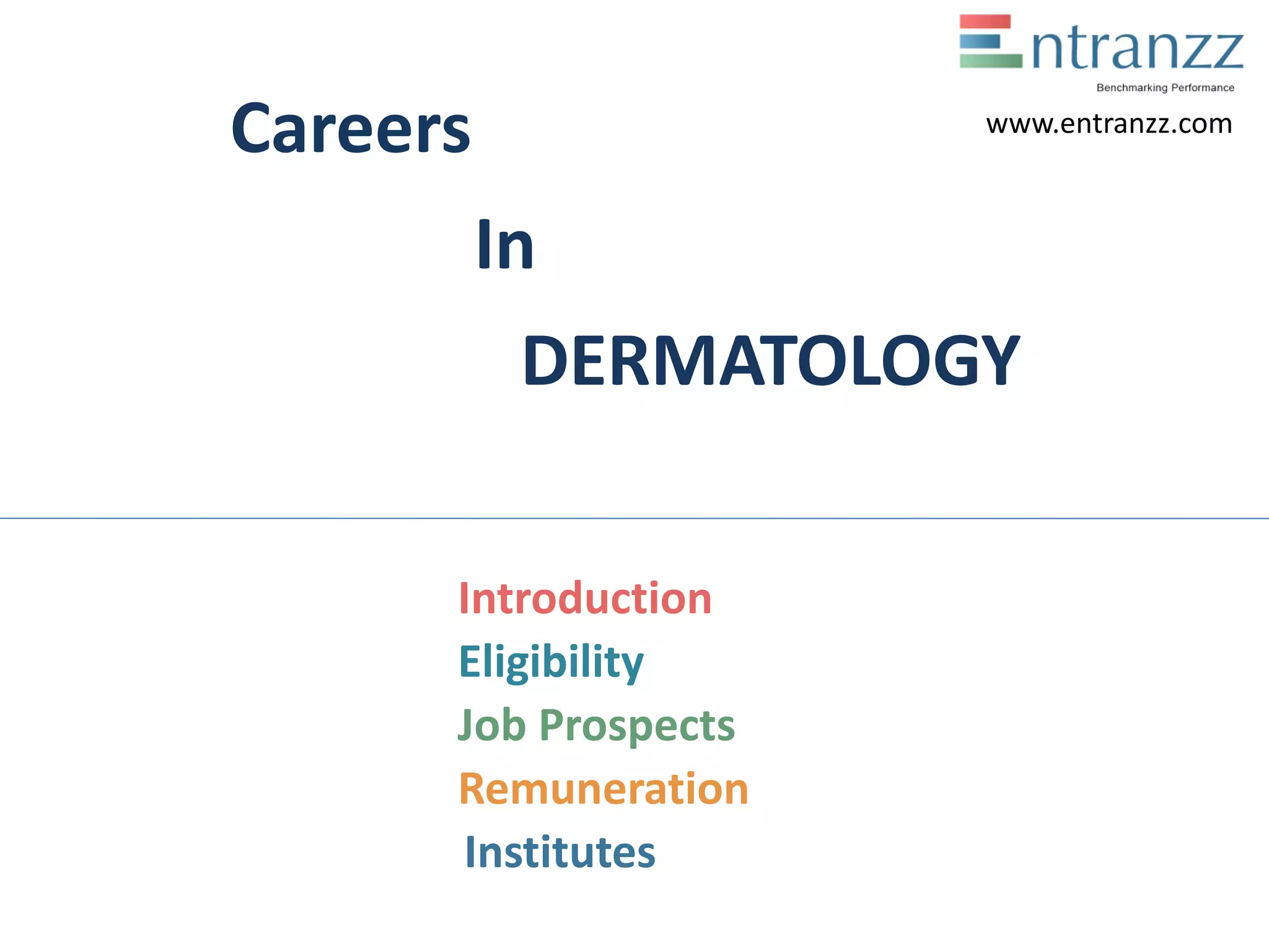 Careers in dermatology | PPT