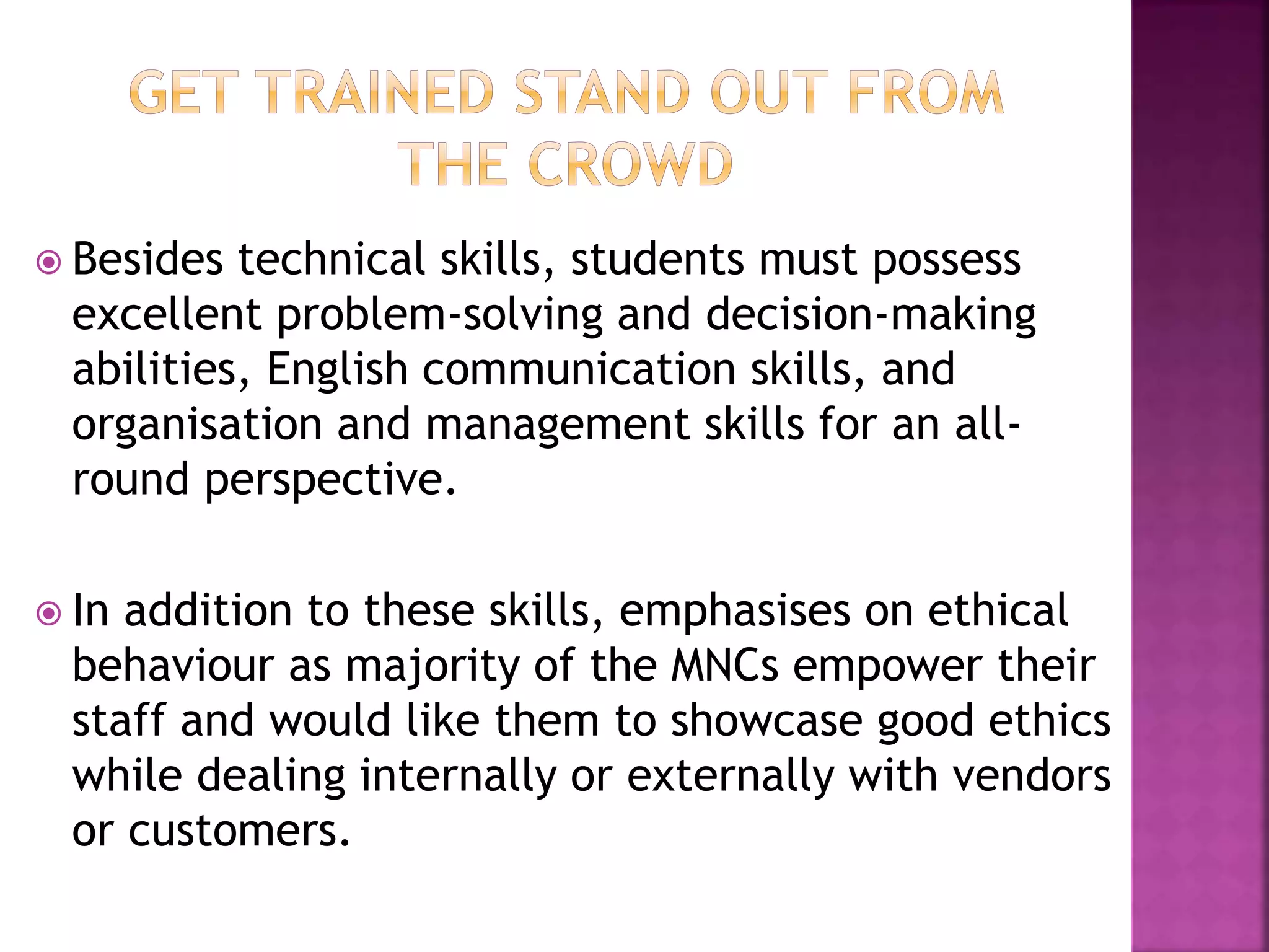 Lumen Electronics ECE Careers & Employability. | PPTX