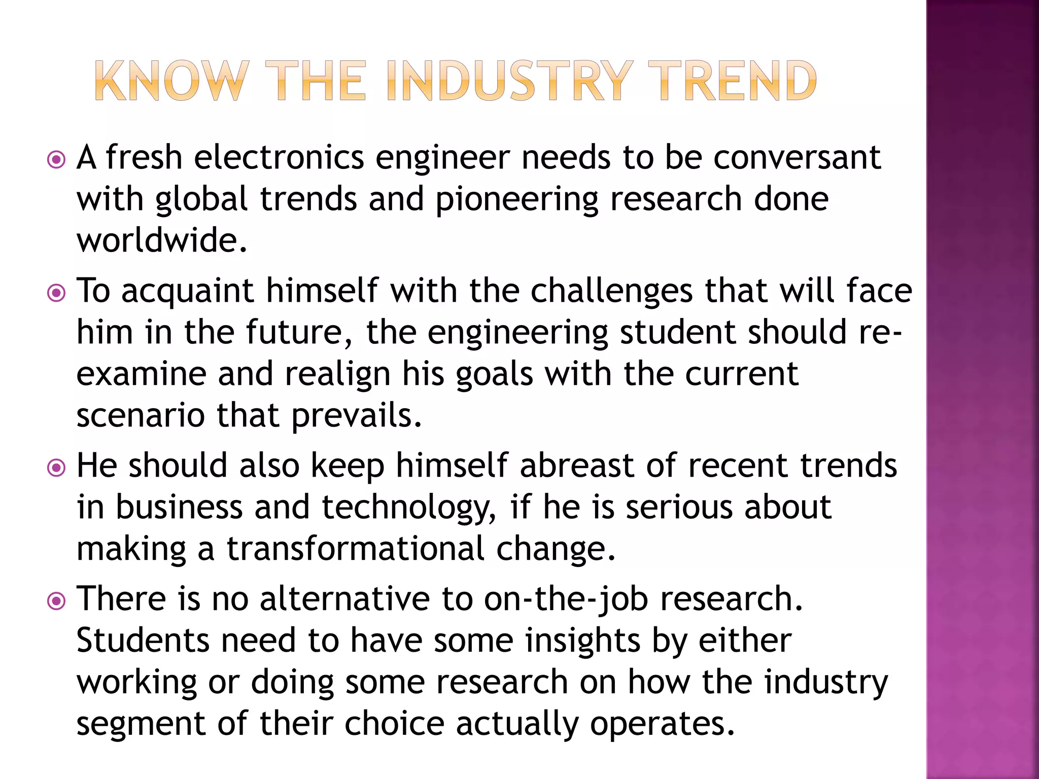 Lumen Electronics ECE Careers & Employability. | PPTX