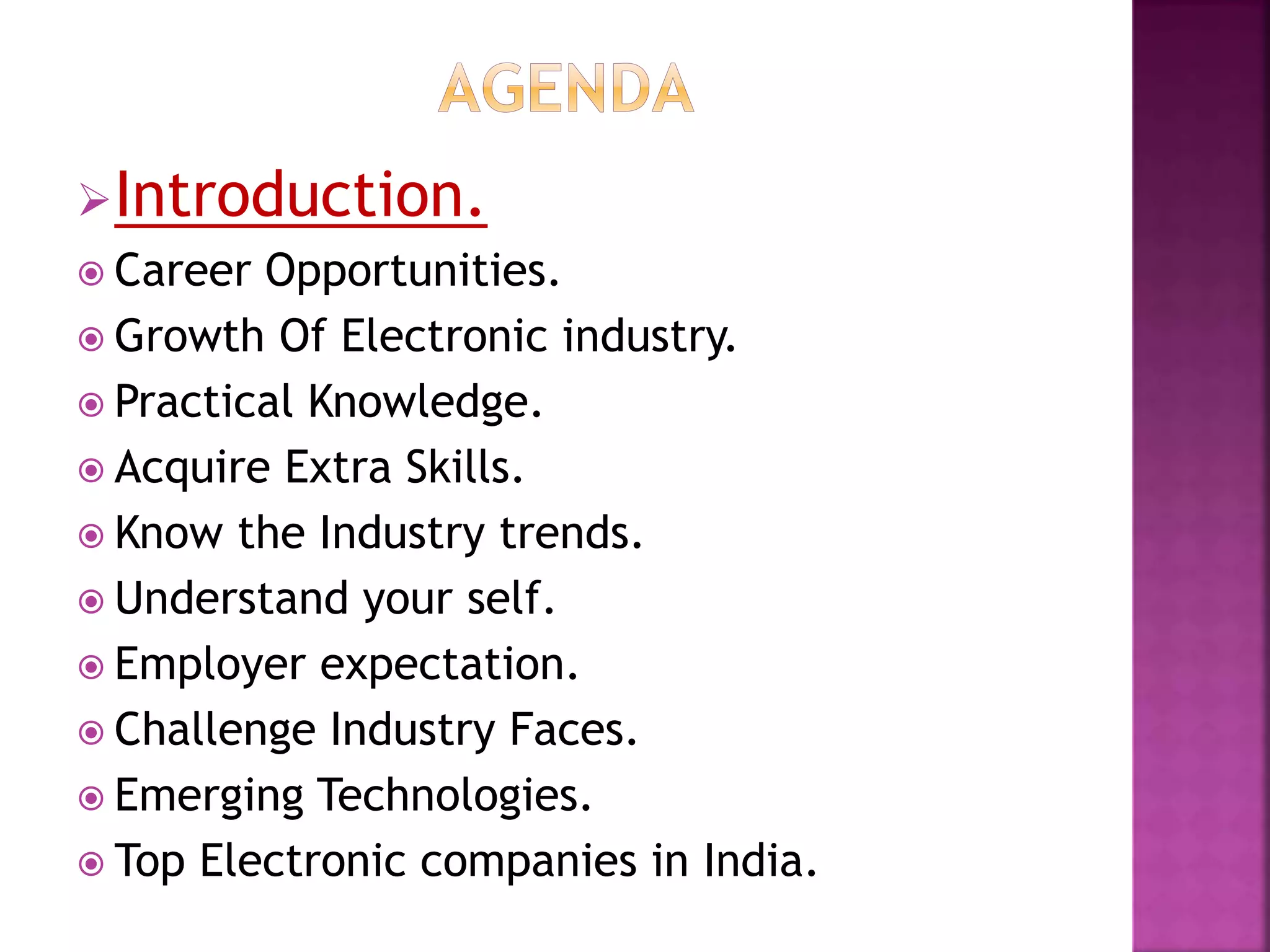 Lumen Electronics ECE Careers & Employability. | PPTX