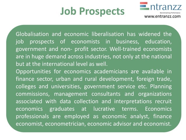 Careers in economics | PDF