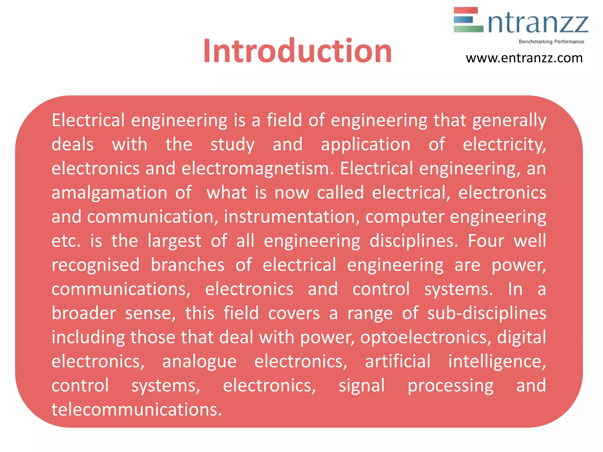 Careers in electrical engineering | PPT