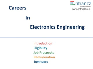 Careers in electronics engineering | PPT