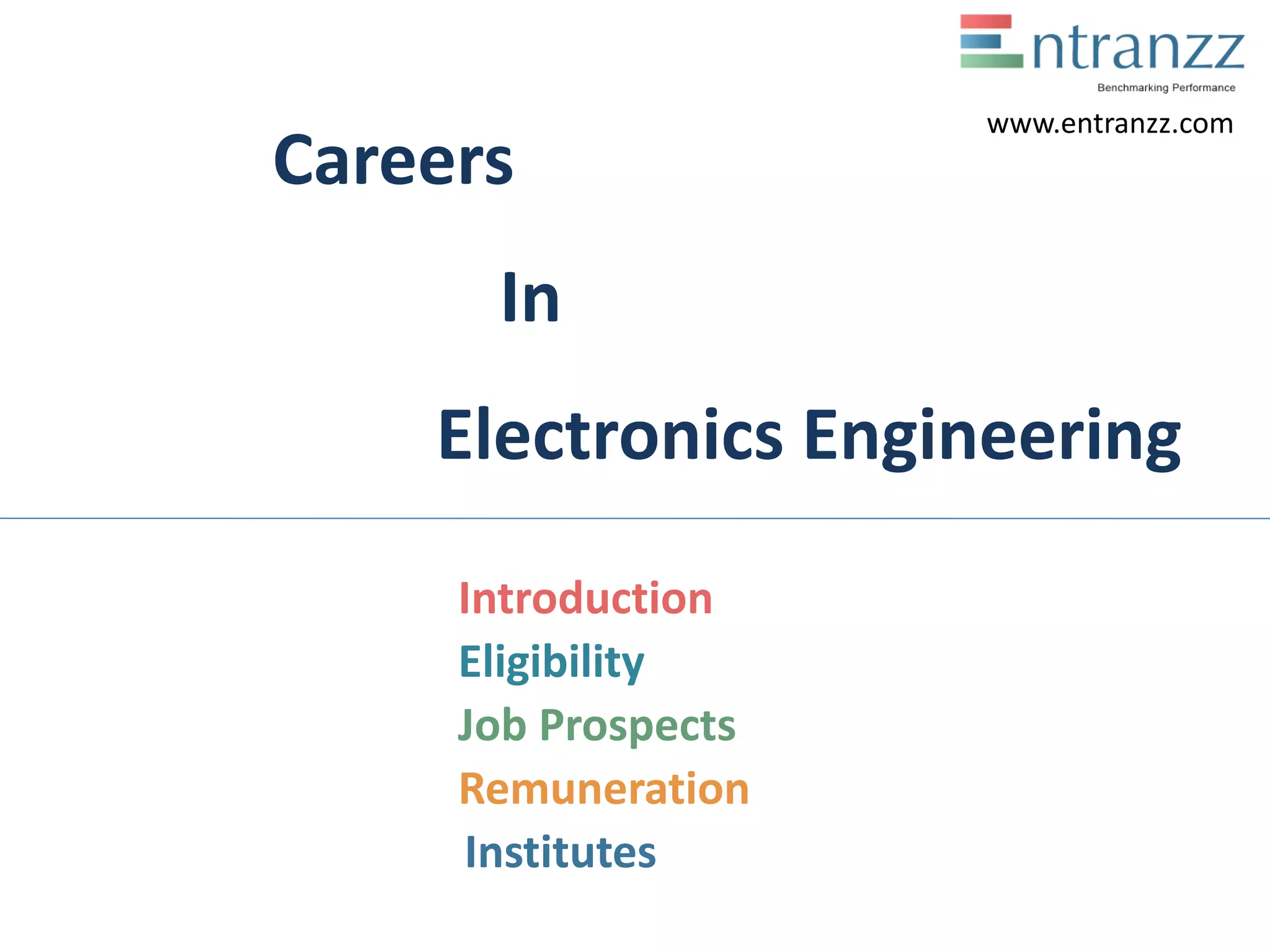 Careers in electronics engineering | PPT