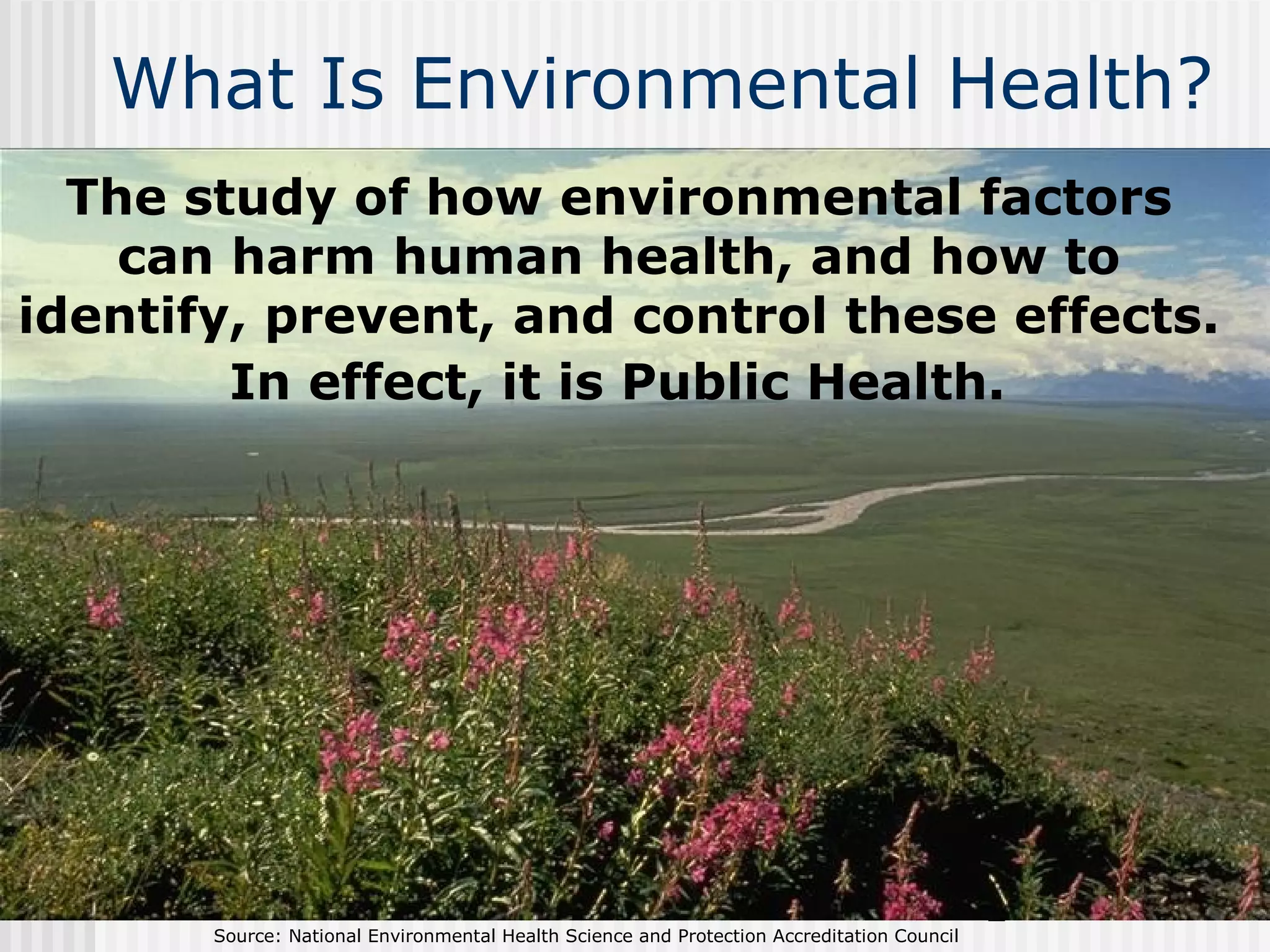 Careers in Environmental Health | PPT