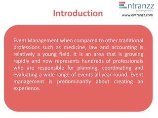 Careers in event management | PPT