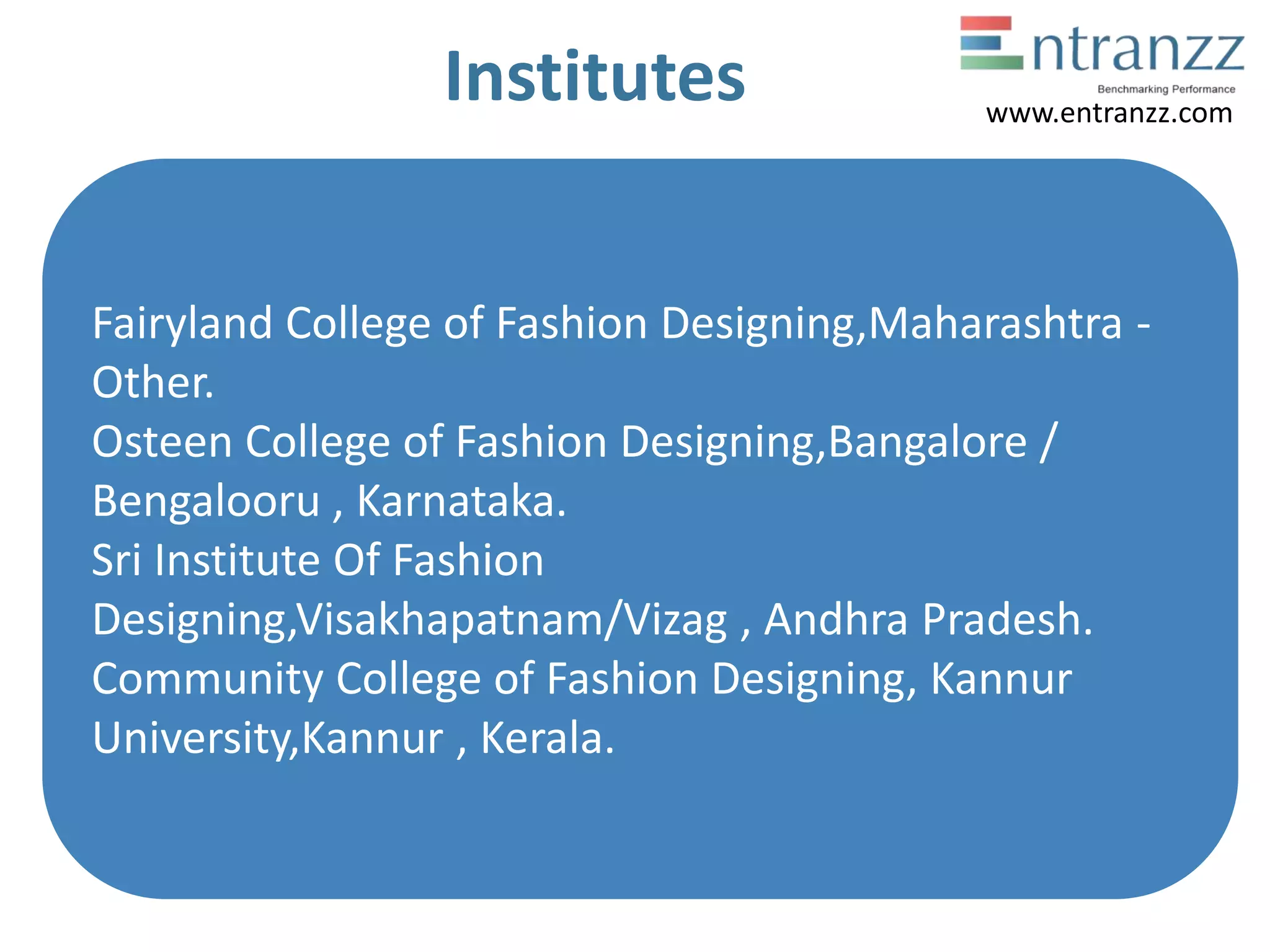Careers in fashion designing | PPT