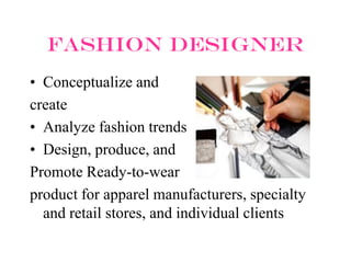Careers in Fashion Industry | PDF