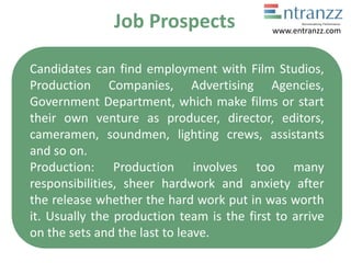 Careers in film making | PPT