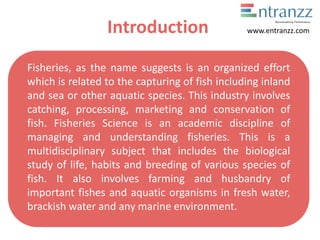 Careers in fishery science | PDF