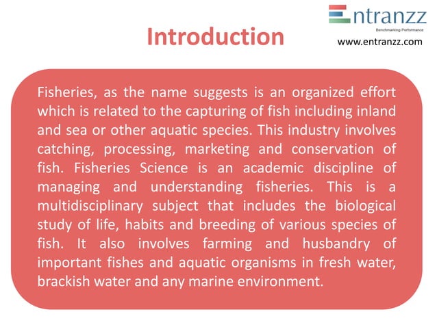 Careers in fishery science | PPT