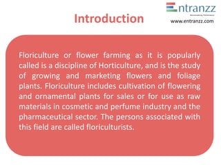 Careers in floriculture | PPT