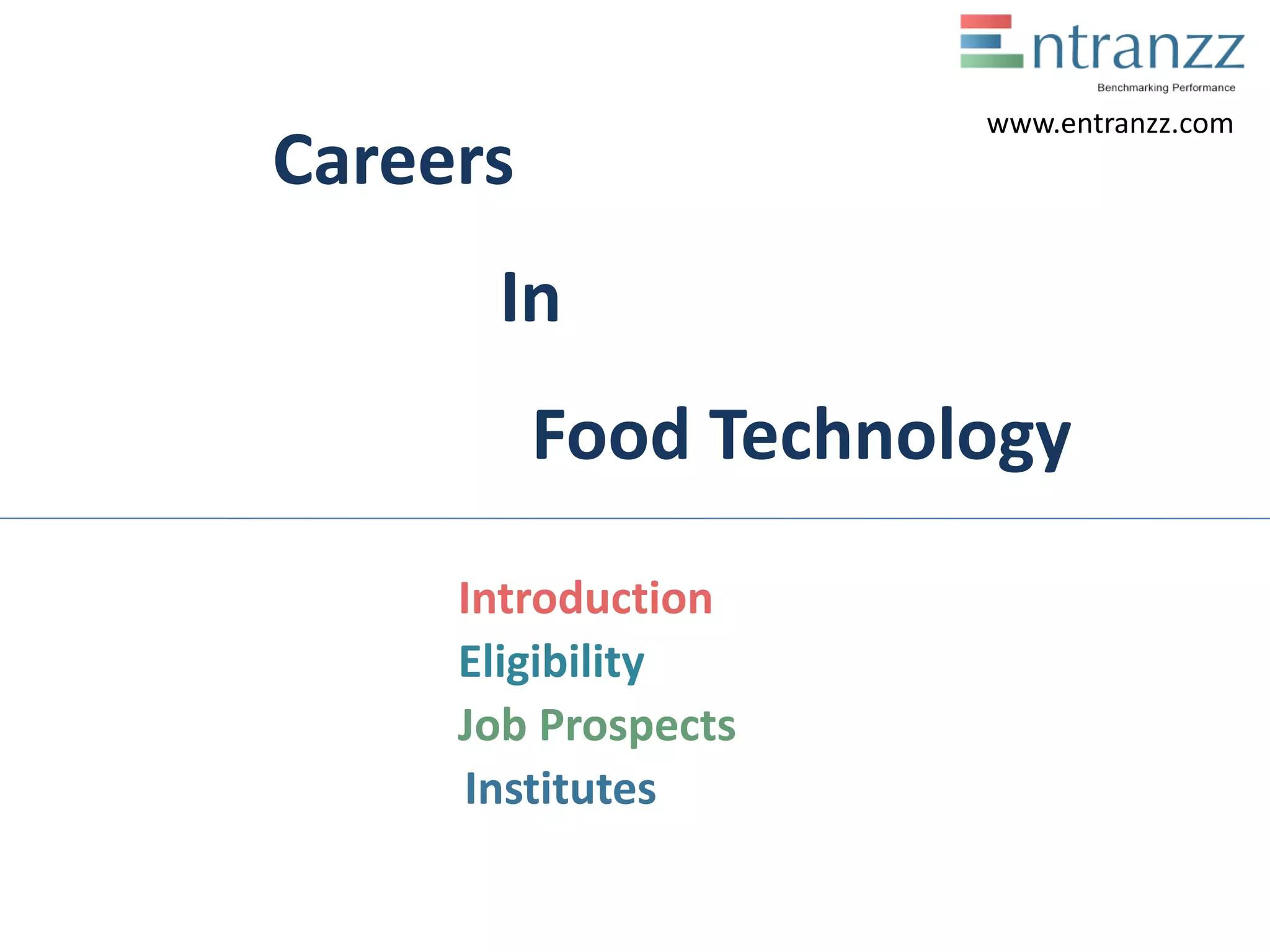 Careers in food technology | PDF