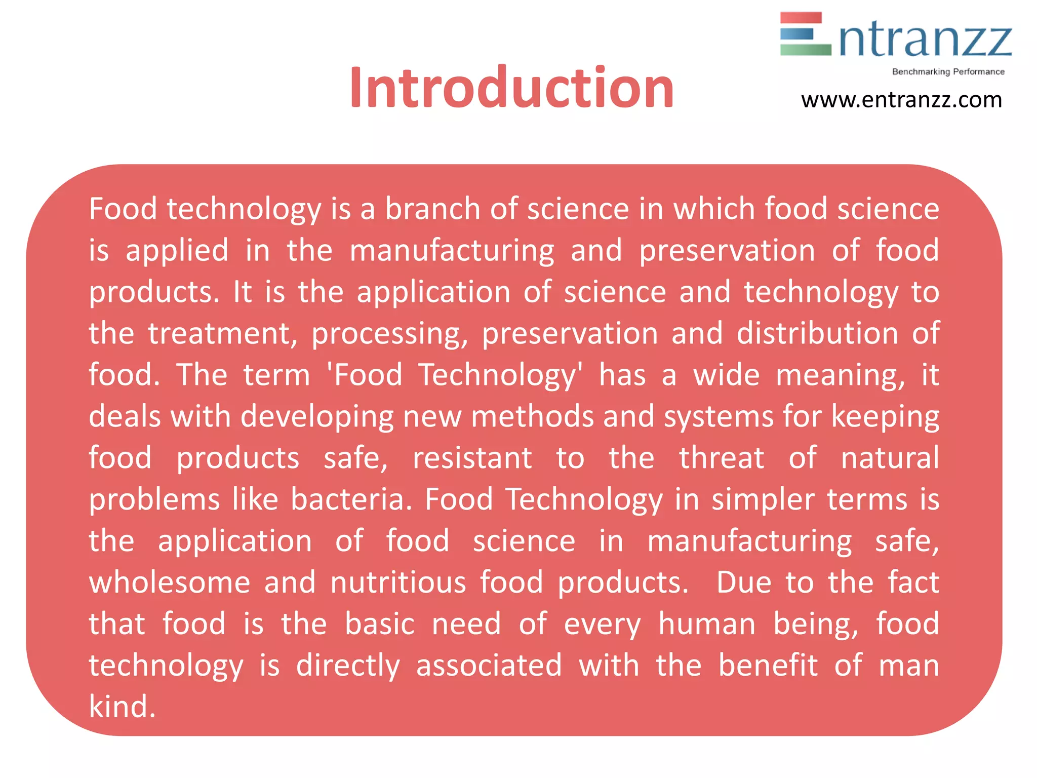 Careers in food technology | PDF