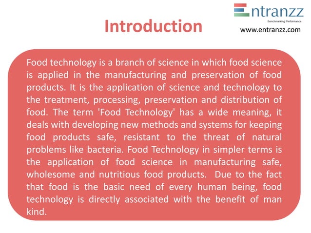 Careers in food technology | PDF