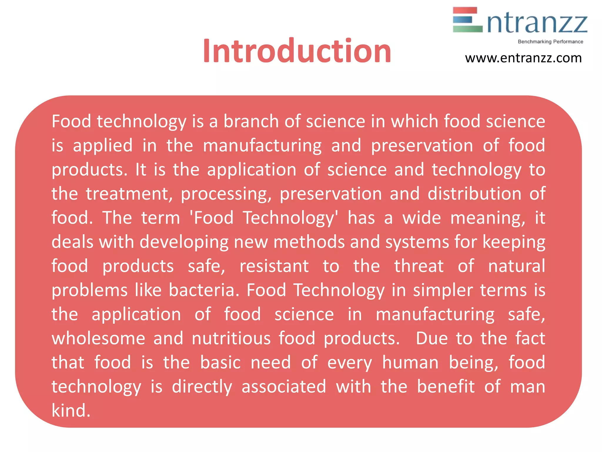 Careers in food technology | PPTX | Food Movements | Food & Drink