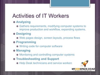 Careers in Information Technology | PPTX