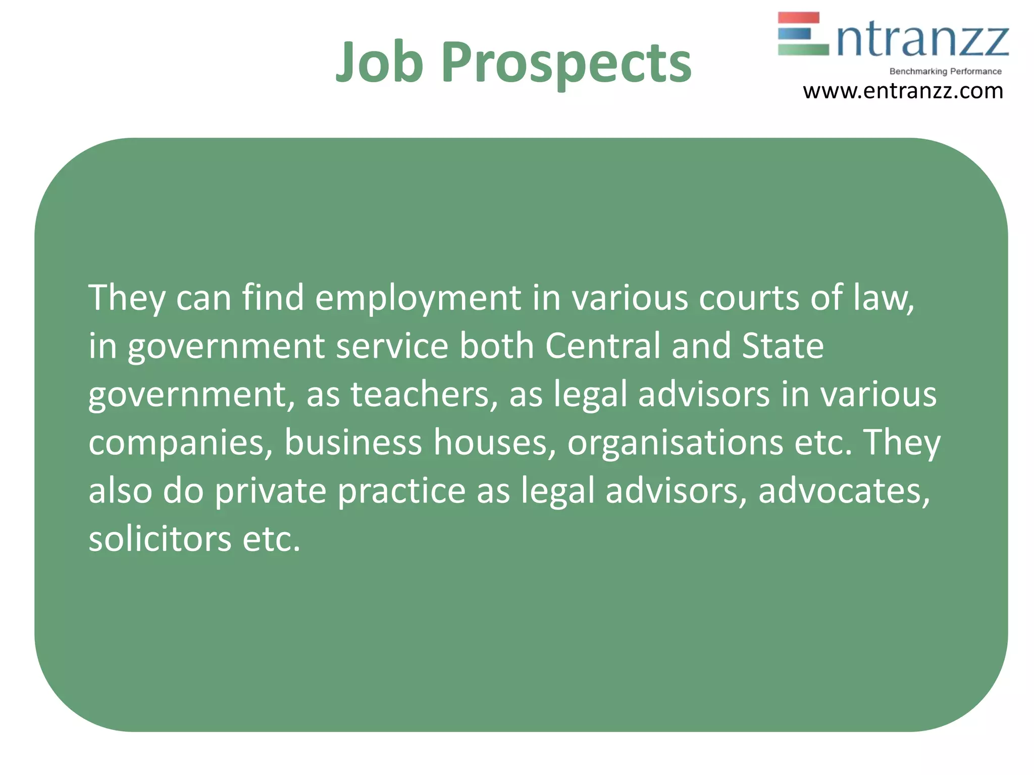 Careers in law | PPTX