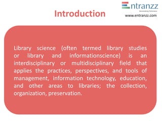 Careers in library science | PPT