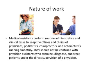 Careers in Medical Assisting | PPT