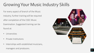 Careers in music presentation | PPTX